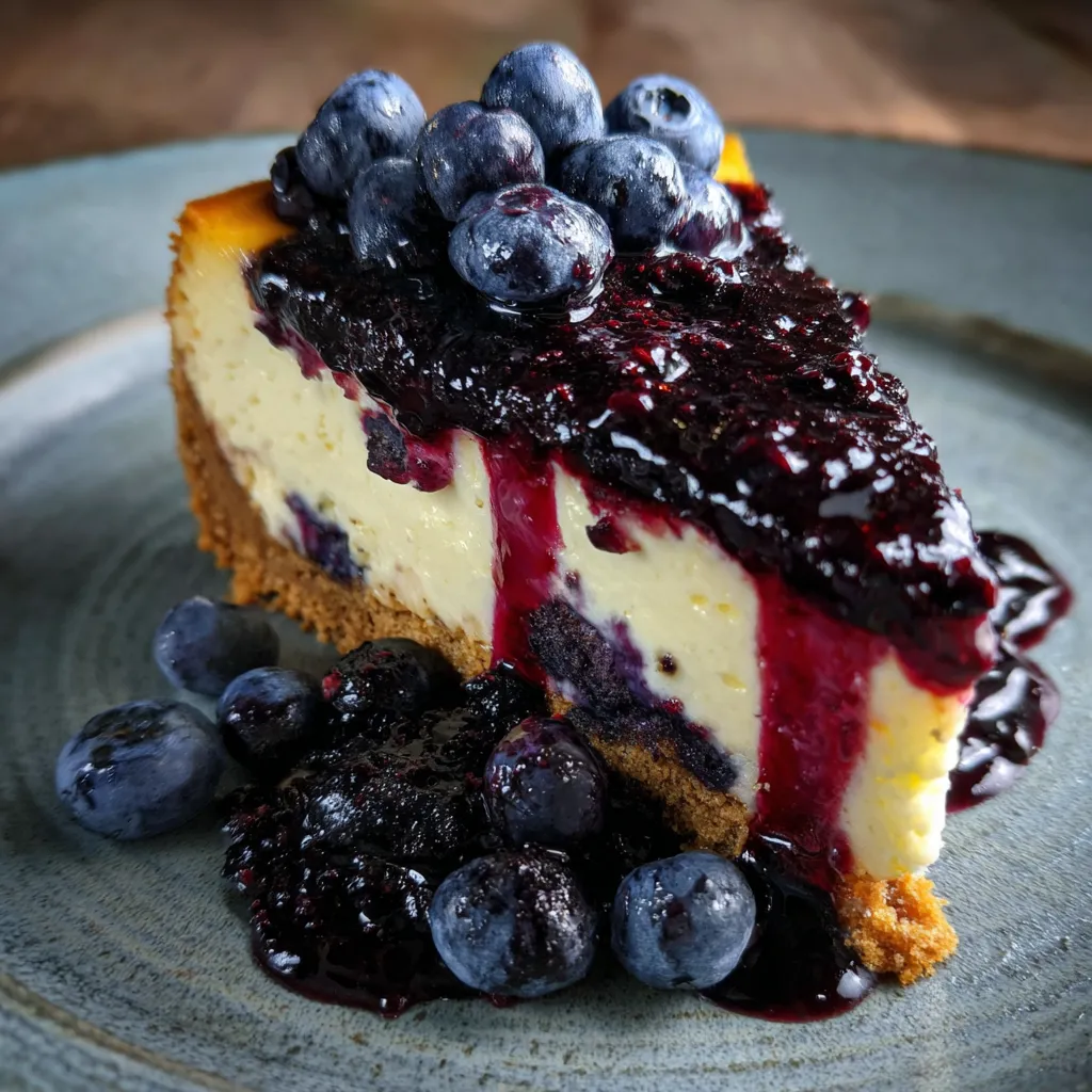 Ravenclaw Midnight Blueberry Cheesecake – Eva Recipe
