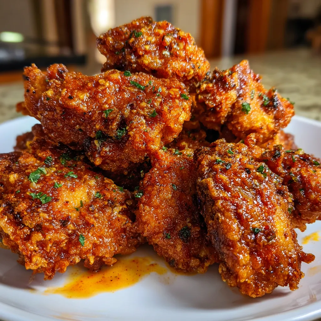 Spicy Crispy Buffalo Chicken – Eva Recipe