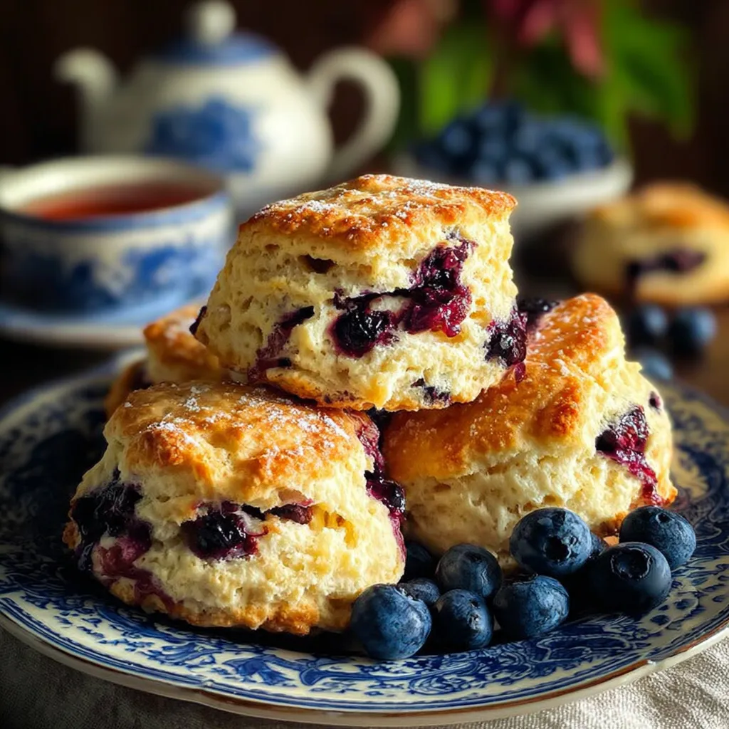 Warm Buttery Blueberry Biscuits – Eva Recipe