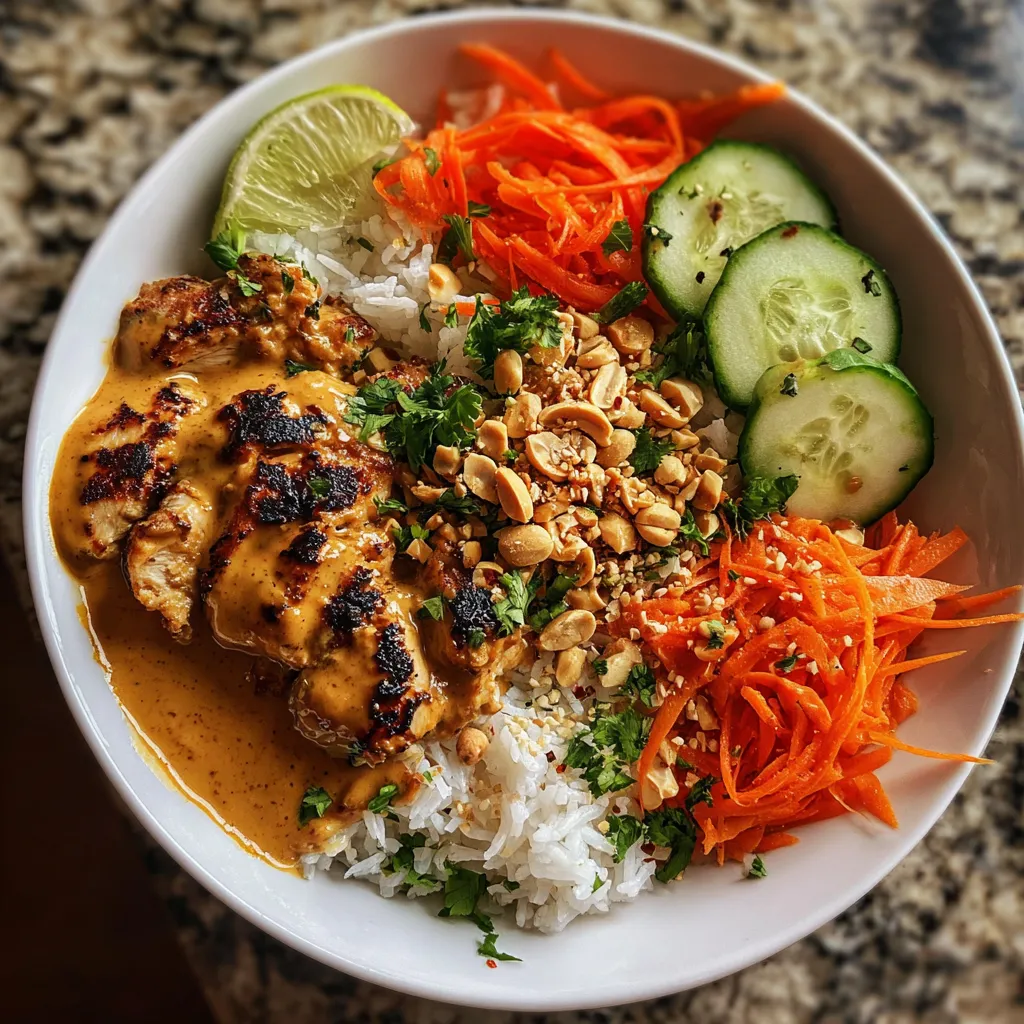 Chicken Satay Bowls – Eva Recipe