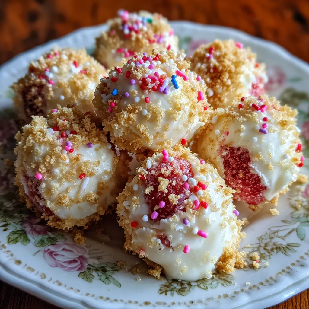 Strawberry Shortcake Truffles – Eva Recipe